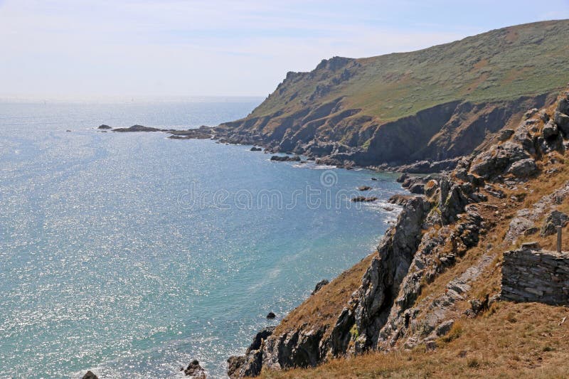 Coast of Start Point in Devon Stock Photo - Image of start, point ...