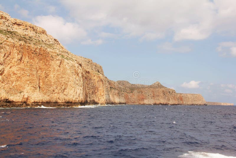 Coast of Crete Island in Greece Stock Photo - Image of mediterranean ...