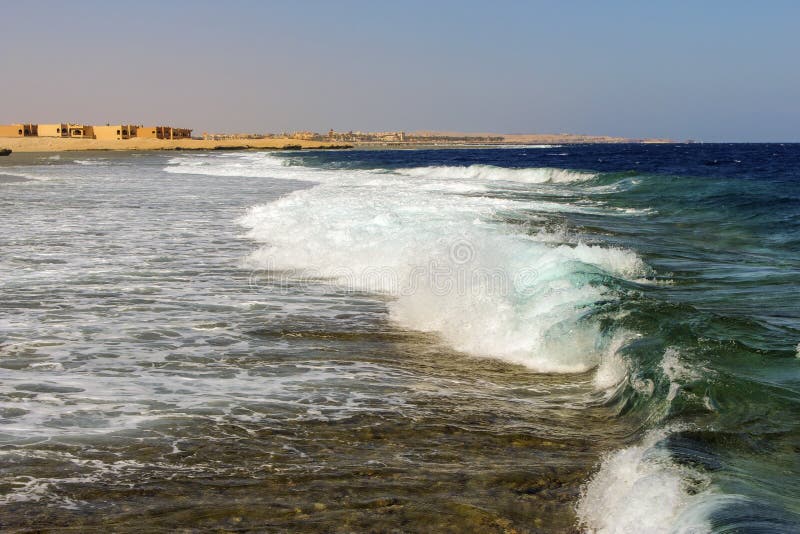 Coast of Egypt stock photo. Image of wind, view, beach - 32556172