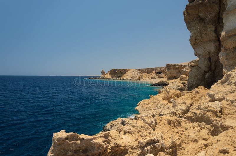 Coast in Egypt. Red Sea stock photo. Image of egypt, edge - 56633526