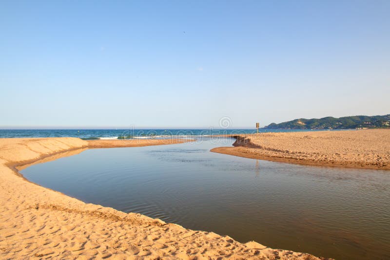 Coast Estartit Spain stock image. Image of seaside, water - 230259569