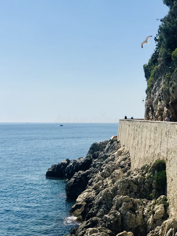 Coast of French Rivera stock image. Image of rivera - 187240053