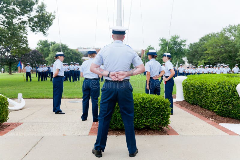 Coast Guard Graduates from MST Editorial Photography - Image of ...