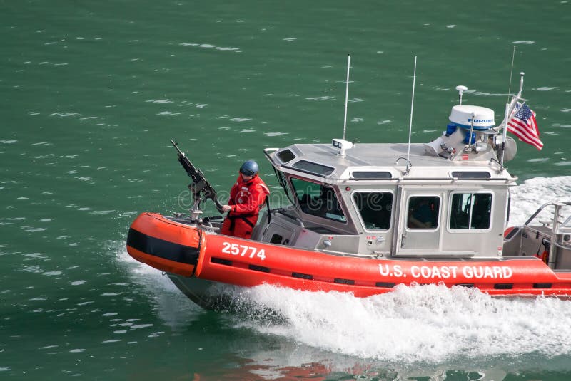 Coast Guard Patrol Boat stock photo. Image of fast, inspect - 1614530