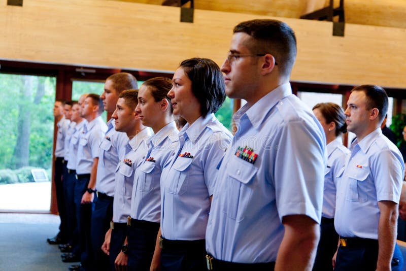 Coast Guard Graduates from MST Editorial Photography - Image of ...