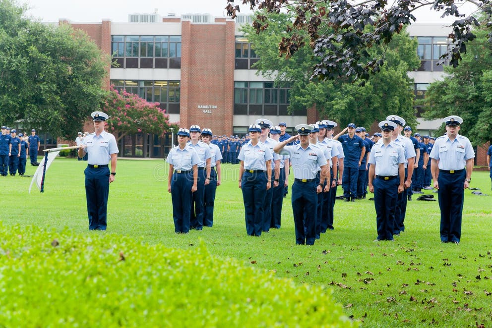 Coast Guard Graduation: Salute Editorial Image - Image of america ...