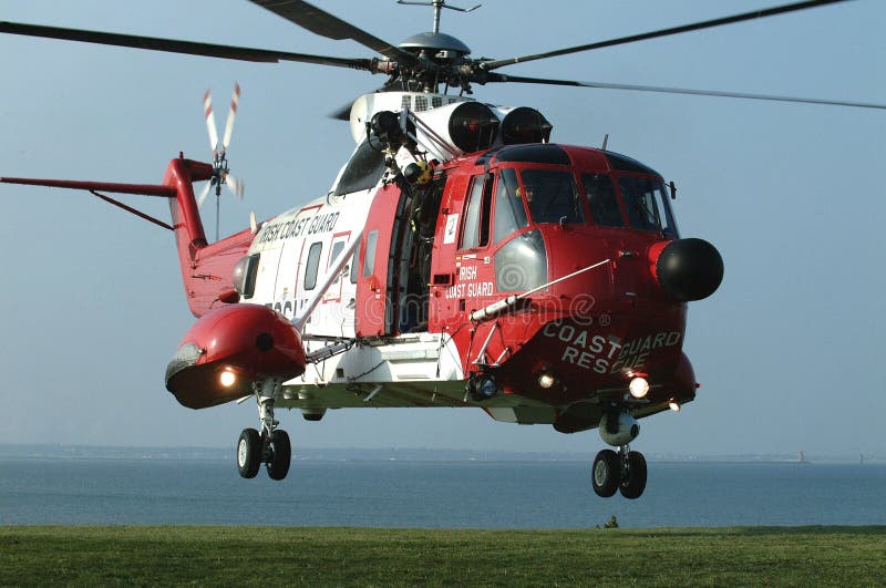 US Coast Guard Rescue Helicopter Editorial Stock Photo - Image of ...