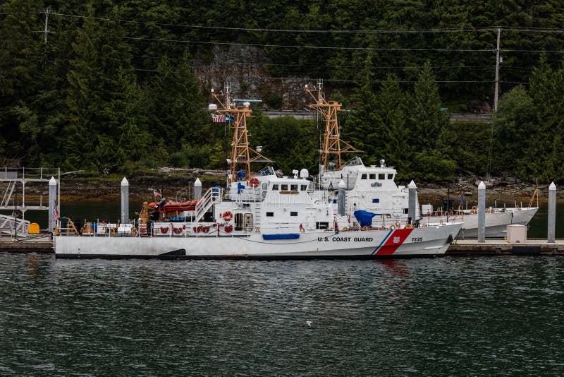 Coast Guard in Juneau editorial stock image. Image of harbor - 75151379