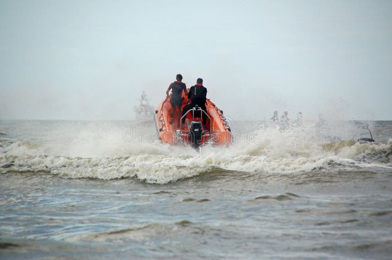 Coast Guard Gun Boat on Patrol Editorial Image - Image of water ...