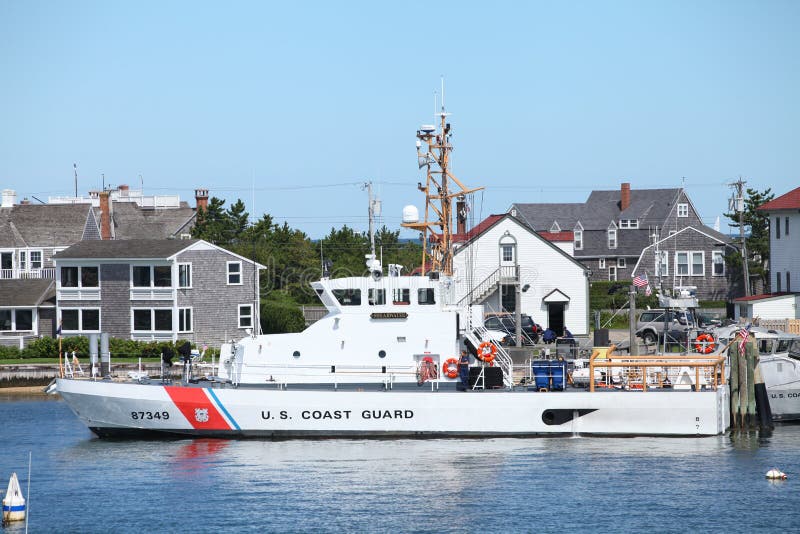 Coast Guard Ship Nantucket, MA Editorial Stock Image - Image of rescue ...