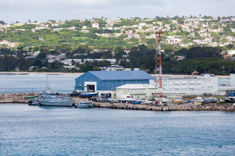 Coast Guard Station on Barbados Editorial Stock Photo - Image of safety ...