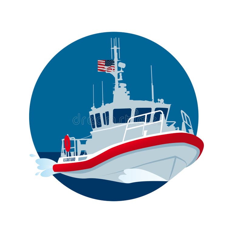 Coast Guard Boat Stock Illustrations – 1,923 Coast Guard Boat Stock ...