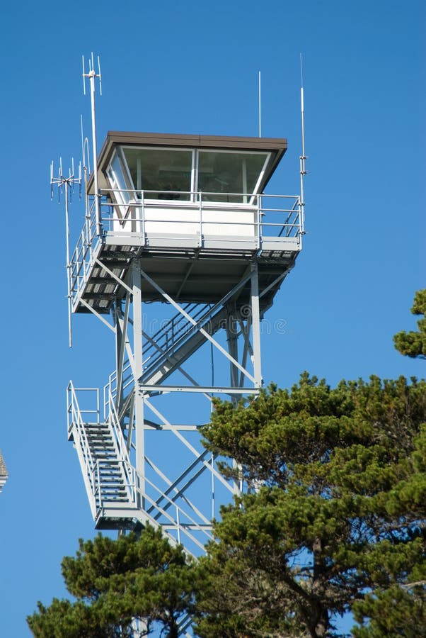 Coast Guard watch tower editorial stock photo. Image of urgency - 19823093