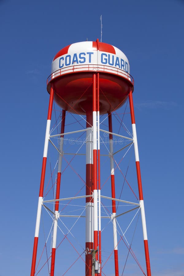 Coast Guard water tower stock photo. Image of water, coast - 71520652