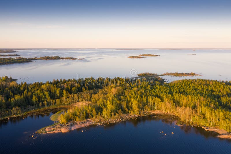 Finland aerial view stock image. Image of pier, landscape - 166394951