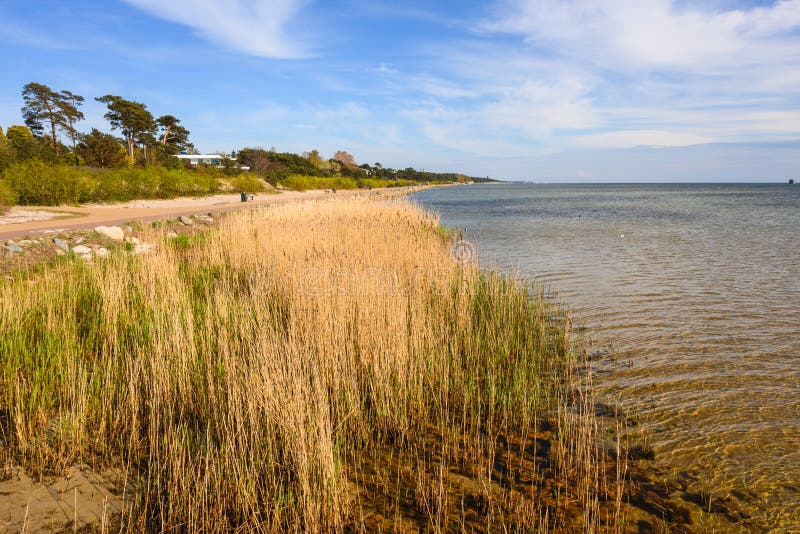 The Coast on the Hel Peninsula Stock Image - Image of visit, attraction ...