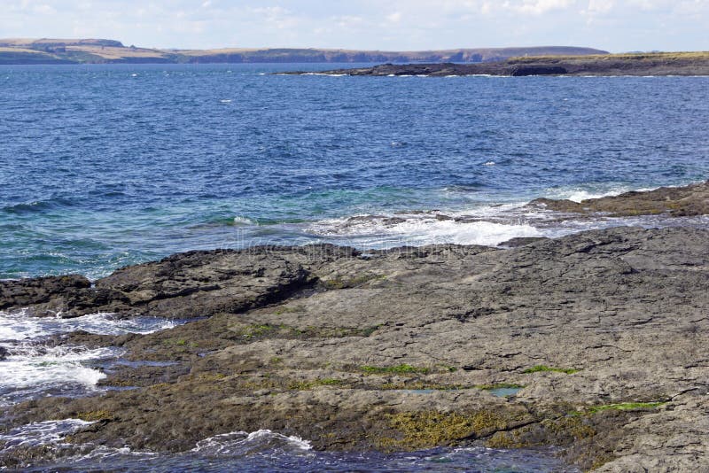 Coast at the Hook Lighthouse on the Hook Peninsula Stock Image - Image ...