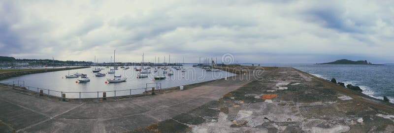 Coast of Howth, Village Near Dublin Stock Image - Image of toll ...