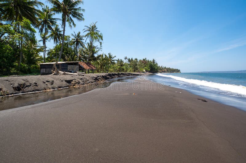 The Coast of Indian Ocean on Island Java Stock Photo - Image of scene ...
