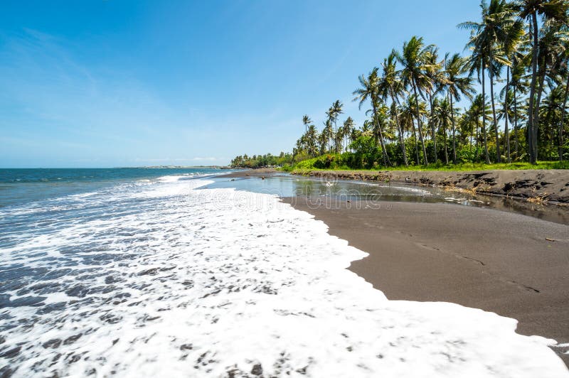 The Coast of Indian Ocean on Island Java Stock Image - Image of travel ...