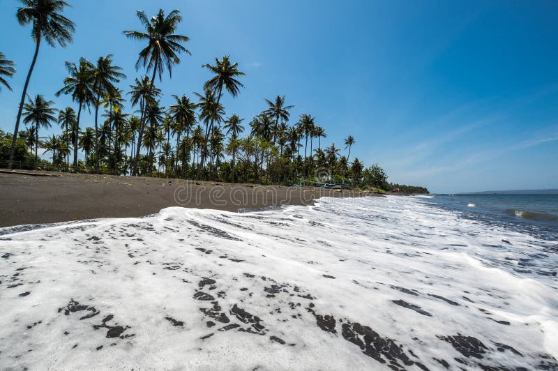 The Coast of Indian Ocean on Island Java Stock Photo - Image of scenery ...