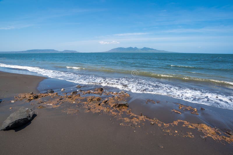 The Coast of Indian Ocean on Island Java Stock Photo - Image of scene ...