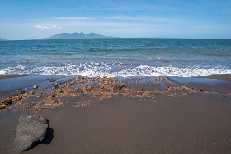 The Coast of Indian Ocean on Island Java Stock Photo - Image of ...