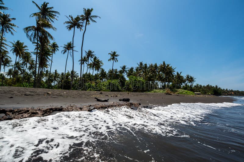The Coast of Indian Ocean on Island Java Stock Image - Image of ...