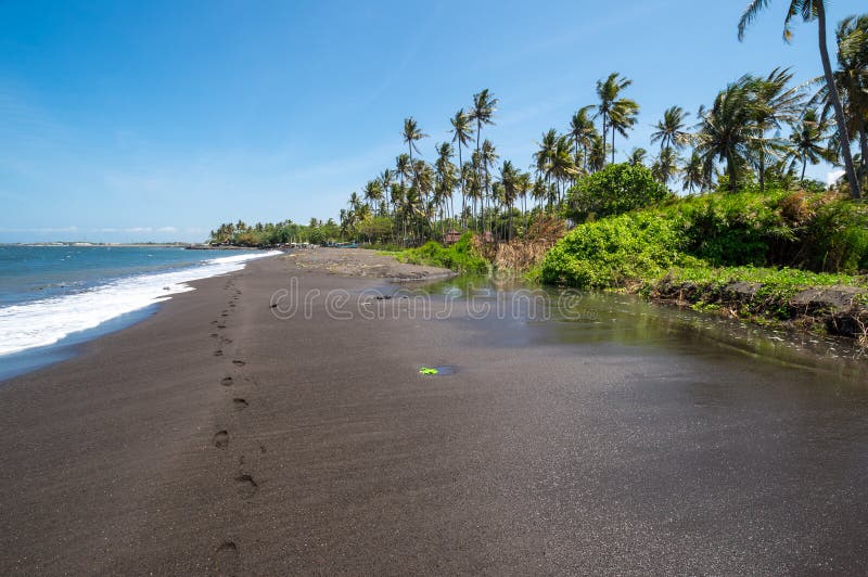 The Coast of Indian Ocean on Island Java Stock Image - Image of java ...