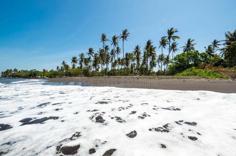 The Coast of Indian Ocean on Island Java Stock Image - Image of asian ...