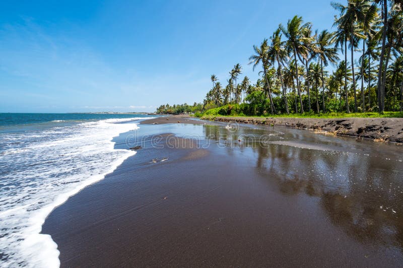 The Coast of Indian Ocean on Island Java Stock Photo - Image of tropic ...