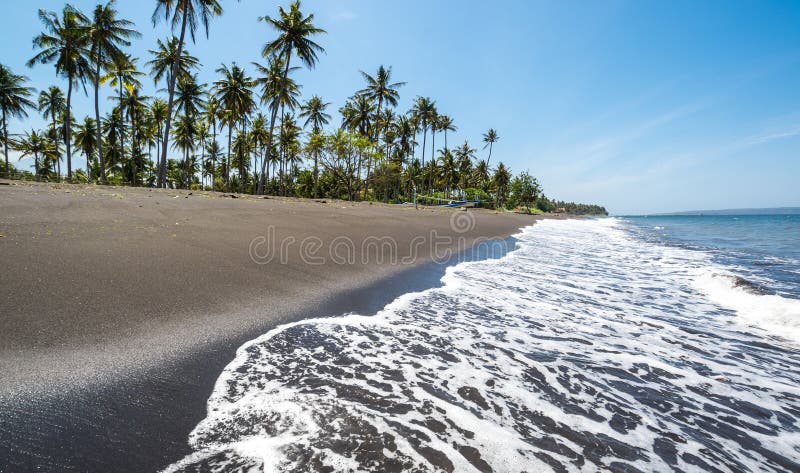 The Coast of Indian Ocean on Island Java Stock Photo - Image of ocean ...