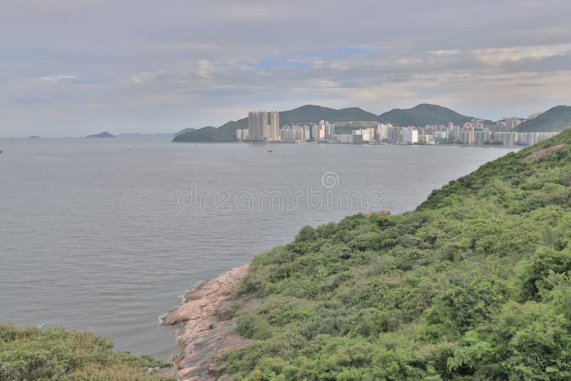 A Coast of Junk Bay at Hong Kong Stock Photo - Image of nature, water ...