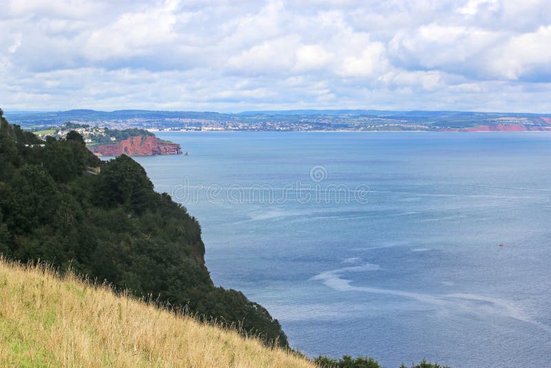 Labrador Bay, Devon stock image. Image of kite, coast - 54278341