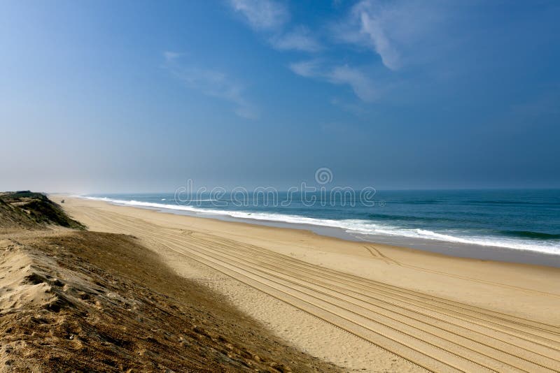 Coast of Landes, France stock image. Image of countrylandes - 28143769