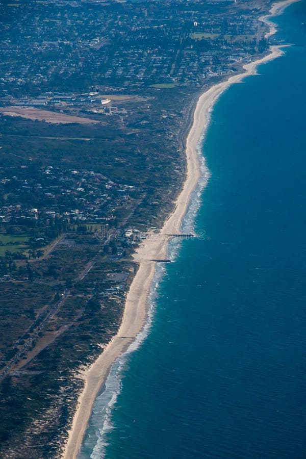 Coast Line in West Australia Next To Perth at Indian Ocean Stock Image ...