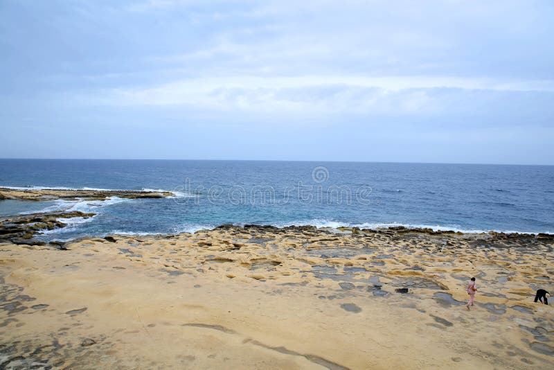 Coast of Malta stock photo. Image of holiday, south, rock - 38603552