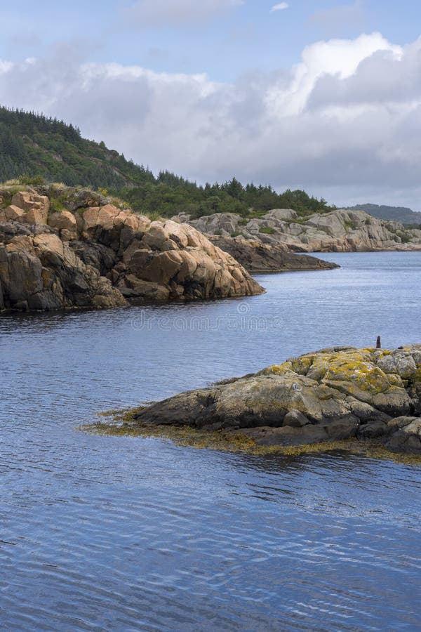 Coast of Mandal stock image. Image of creek, landscape - 76989663