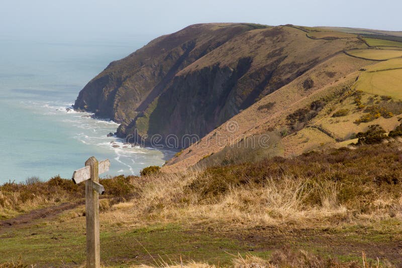 Heddon`s Mouth Exmoor Nation Park Devon England Stock Image - Image of hills, coastline: 30443535