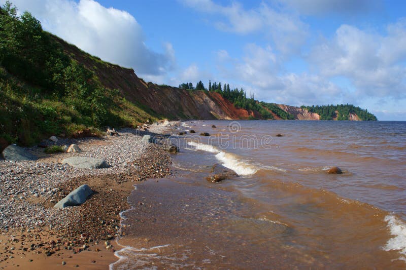 The Coast of Onego lake stock photo. Image of lake, summer - 20361322