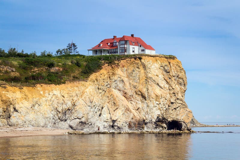 Coast of Perce Gaspesie Quebec Canada Editorial Stock Photo - Image of ...