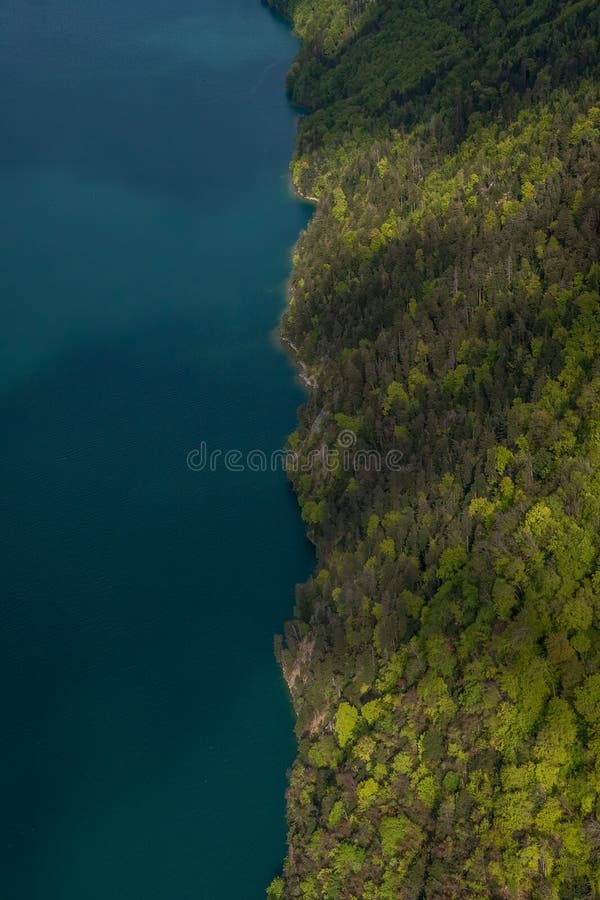 A Coast Photographed from Above Stock Photo - Image of blue, nature ...