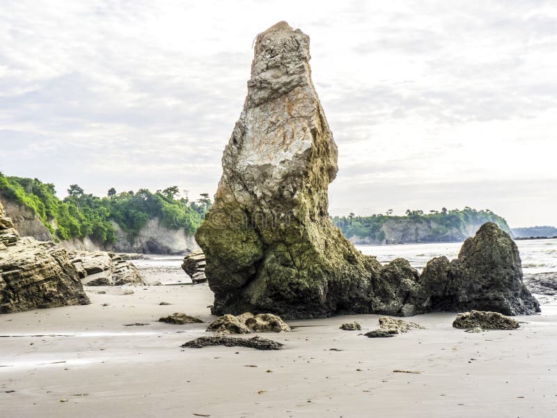 Coast at Playa De Sua in Atacamas, Stock Image - Image of ecuador ...
