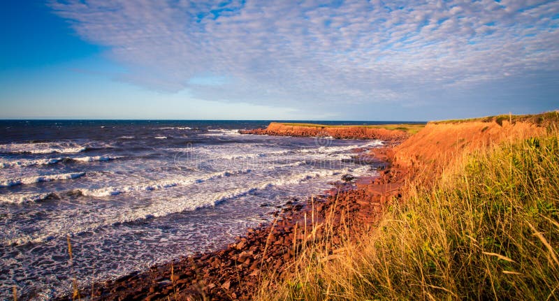 Seaview Coast Arch, PEI, Canada Stock Image - Image of north, gables ...