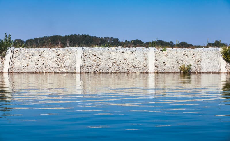 Coast Protection with Concrete Structures Stock Photo - Image of europe ...