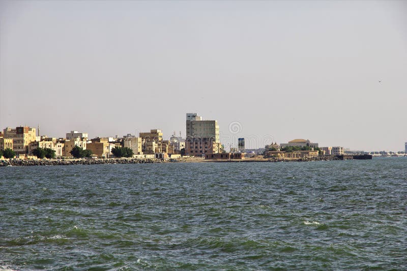 The Coast of Red Sea, Bab El Mande in Hodeida, Yemen Stock Image ...