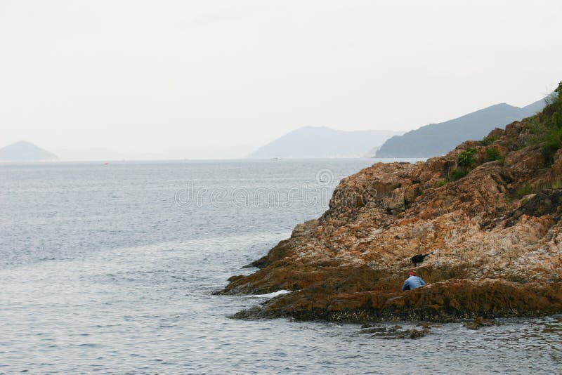 The Coast with Rock, the Junk Bay, Hk 26 July 2004 Editorial Stock ...