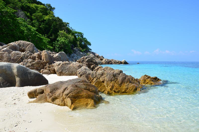 Coast of the Sea and the Beach Stock Photo - Image of travel, beach ...