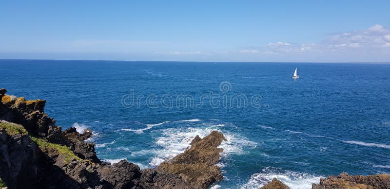 Coast, Sky, Sea, Headland Picture. Image: 133463910