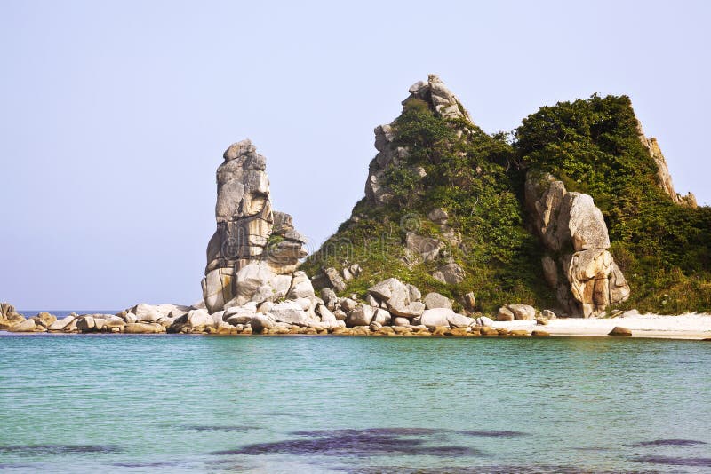 The Coast of the Sea of Japan - Eastern Border of Stock Photo - Image ...